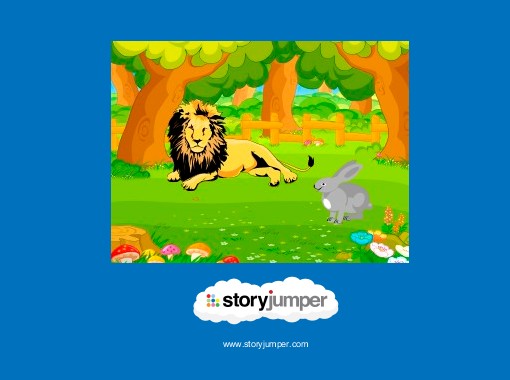 "The clever rabbit and the foolish lion" - Free stories online. Create ...