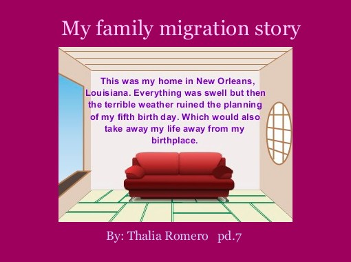 "My family migration story" - Free stories online. Create books for ...
