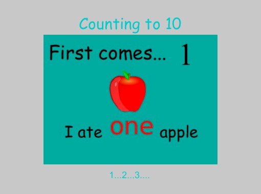 "Counting to 10" - Free stories online. Create books for kids | StoryJumper