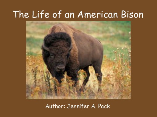 "The Life of an American Bison" - Free stories online. Create books for ...