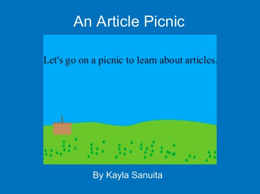 "An Article Picnic" - Free stories online. Create books for kids ...