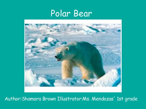 "Polar Bear" - Free stories online. Create books for kids | StoryJumper