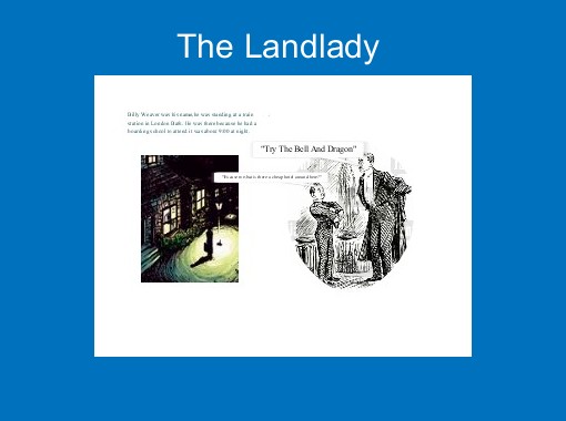 "The Landlady" - Free stories online. Create books for kids | StoryJumper