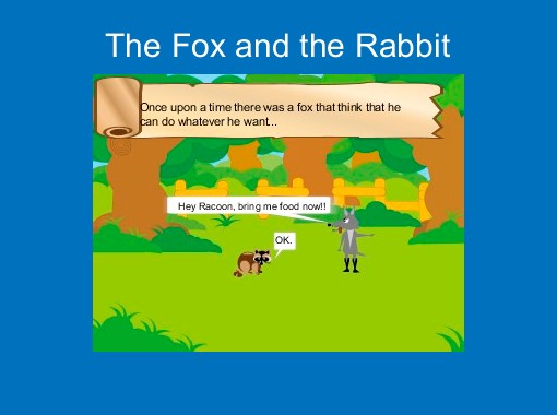 "The Fox and the Rabbit" - Free stories online. Create books for kids ...