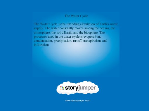 "The Water Cycle" - Free stories online. Create books for kids ...