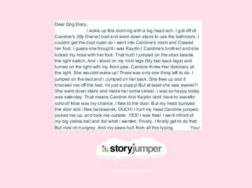 "DEAR DIARY," - Free stories online. Create books for kids | StoryJumper