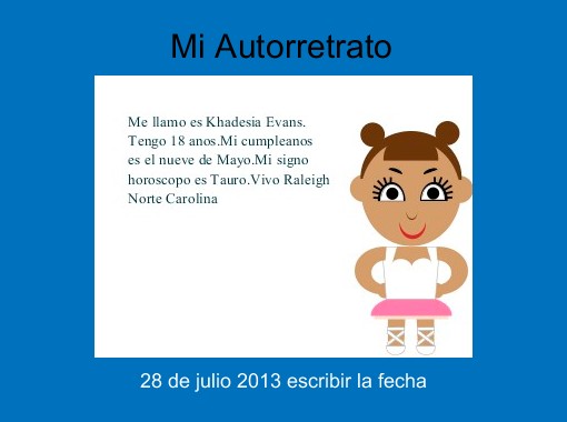 "Mi Autorretrato" - Free stories online. Create books for kids ...