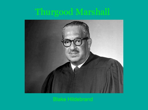 Thurgood Marshall Books For Kids