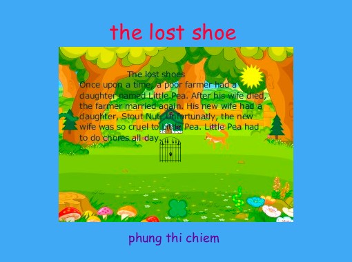 "the lost shoe" - Free stories online. Create books for kids | StoryJumper