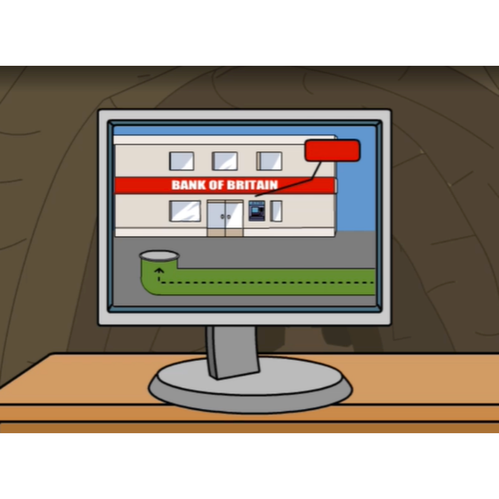 "Ratty robs a bank" - Free stories online. Create books for kids ...